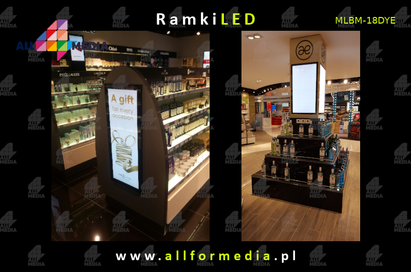 Ramki Podświetlane LED Magnetyczne, Na Wymiar - All For Media